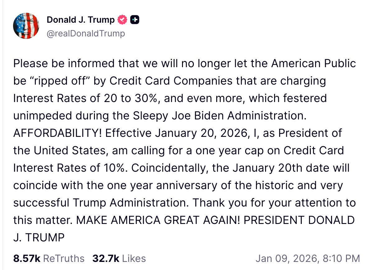 Trump Credit Cards? Another Bank Handout, Just in Time for TACO Tuesday ...